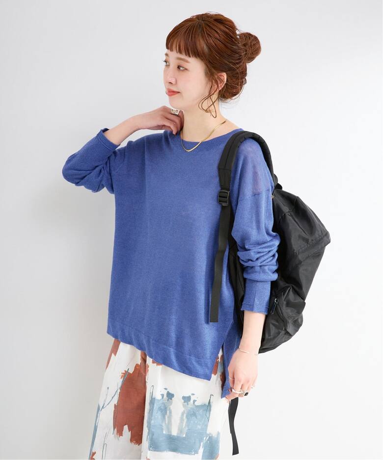 手洗い可 / FRENCH ICY LINEN プルオーバー（ニット／セーター）｜B.C STOCK（ベーセーストック）の通販｜BAYCREW ...