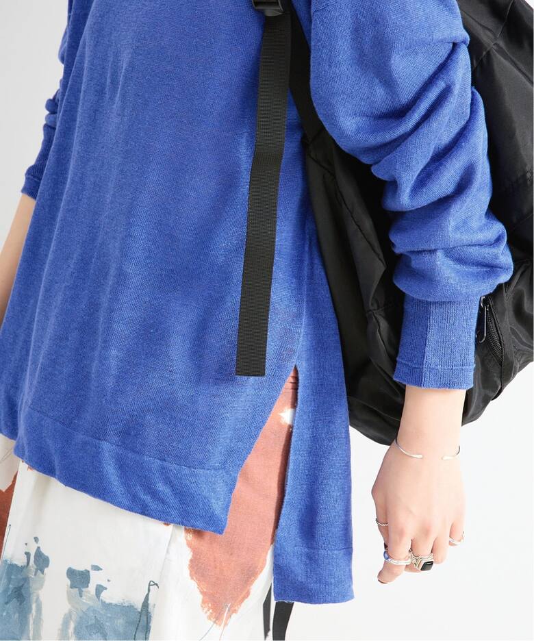 手洗い可 / FRENCH ICY LINEN プルオーバー（ニット／セーター）｜B.C STOCK（ベーセーストック）の通販｜BAYCREW ...