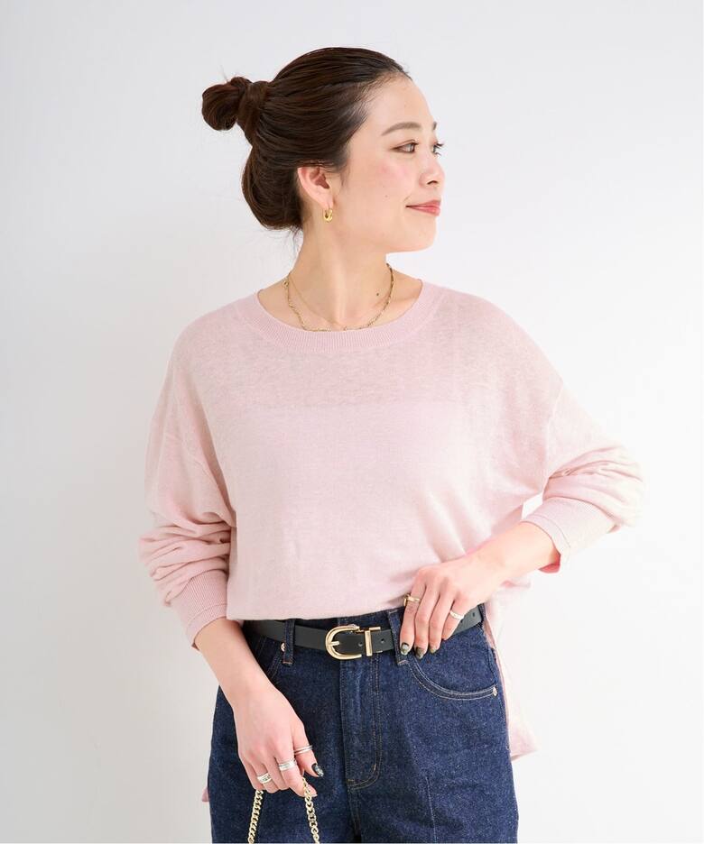 手洗い可 / FRENCH ICY LINEN プルオーバー（ニット／セーター）｜B.C STOCK（ベーセーストック）の通販｜BAYCREW ...