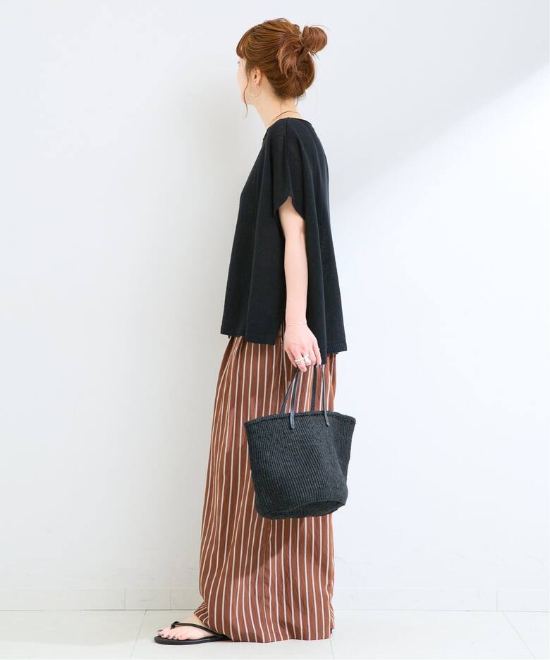 手洗い可 / FRENCH ICY LINEN ポンチョプルオーバー（ニット／セーター）｜B.C STOCK（ベーセーストック）の通販 ...