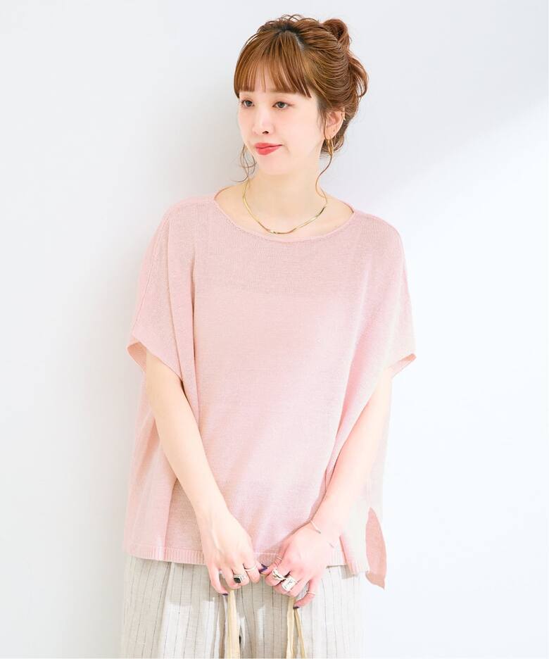手洗い可 / FRENCH ICY LINEN ポンチョプルオーバー（ニット／セーター）｜B.C STOCK（ベーセーストック）の通販 ...