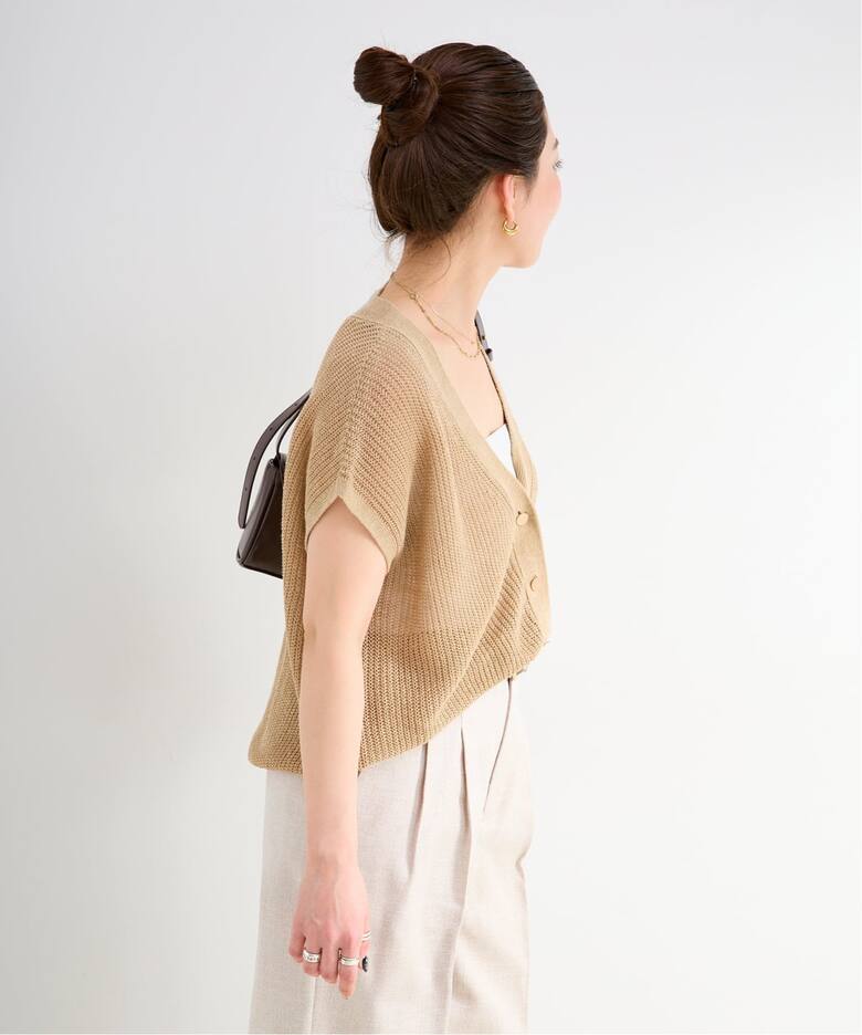 手洗い可 / FRENCH ICY LINEN 畦ベスト（ベスト）｜B.C STOCK（ベーセーストック）の通販｜BAYCREW’S STORE